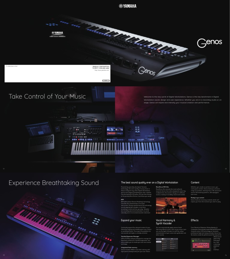 Genos Catalog E B U A Version | PDF | Music Technology | Computing