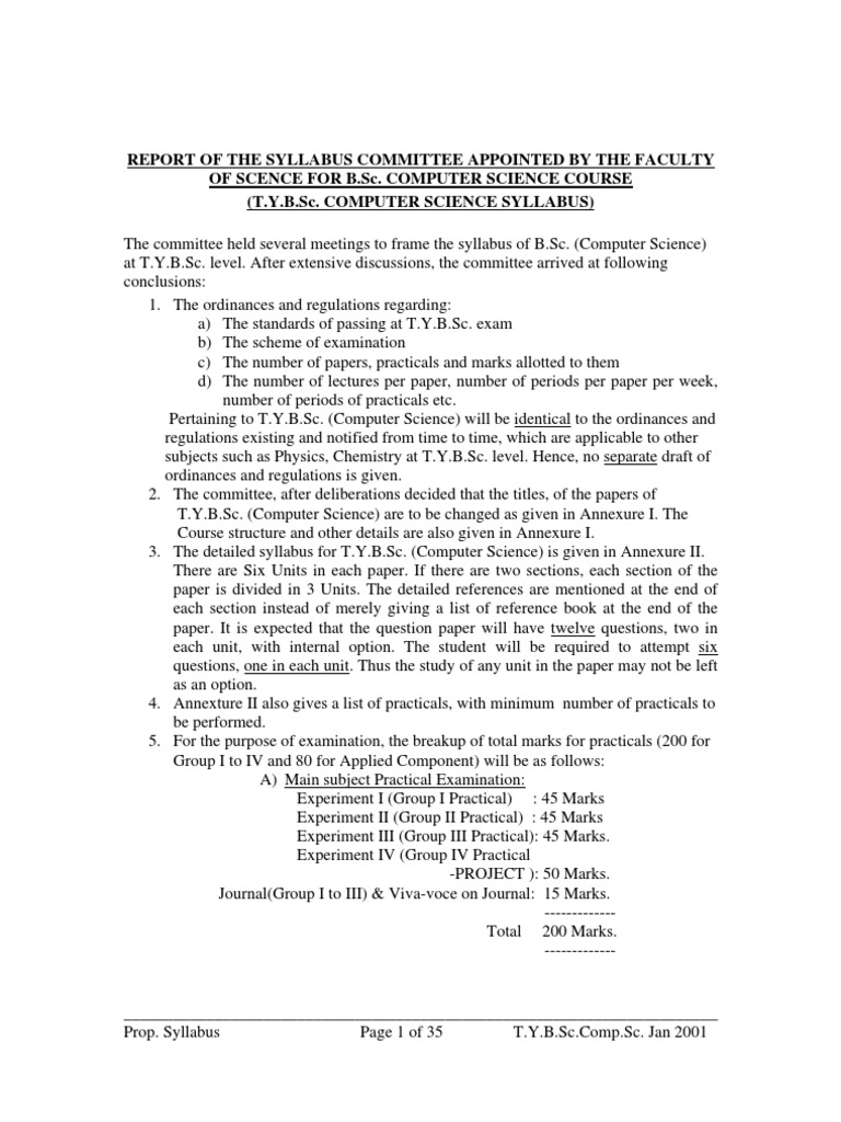 TYBsc Syllabus | PDF | Method (Computer Programming) | Java (Programming Language)