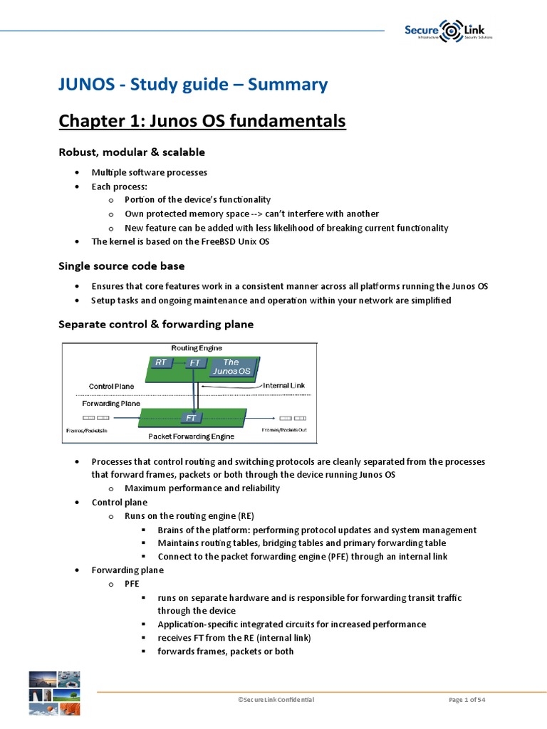 Samenvatiing Junos Study Guide | PDF | Command Line Interface | Computer Network