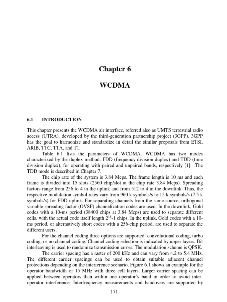 WCDMA Channel Concept | PDF | Computers