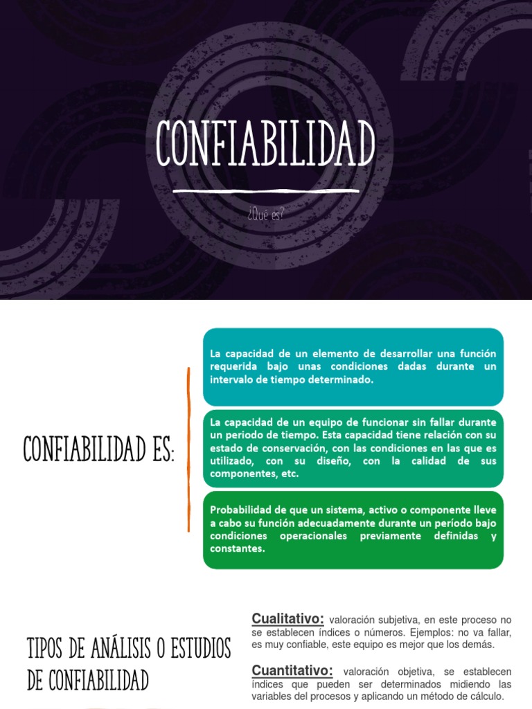 Que Es Confiabilidad y Como Se Calcula | PDF | Ingeniería de confiabilidad