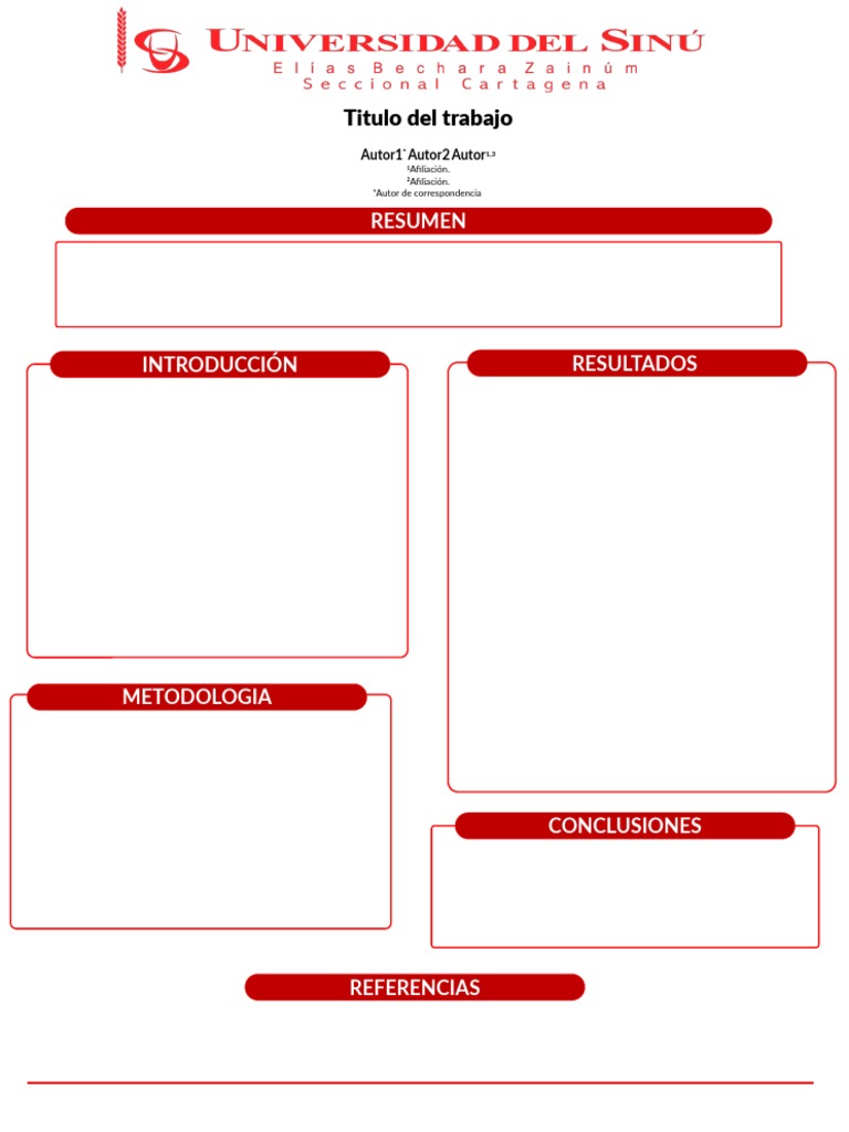 Plantilla Poster Simposio | PDF