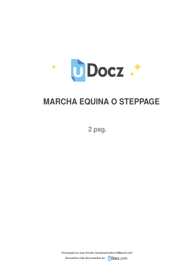 Marcha Equina y Estepaje: Causas y Características | PDF | Pie | Rodilla