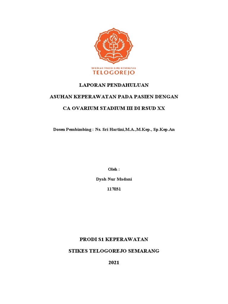 Asuhan Keperawatan Kanker Ovarium | PDF | Pengembangan Diri | Kesehatan ...