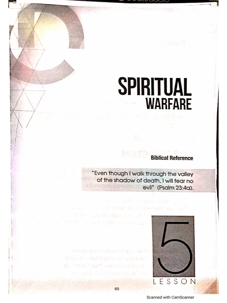 SOL 1 LESSON 5 Spiritual Warfare | PDF