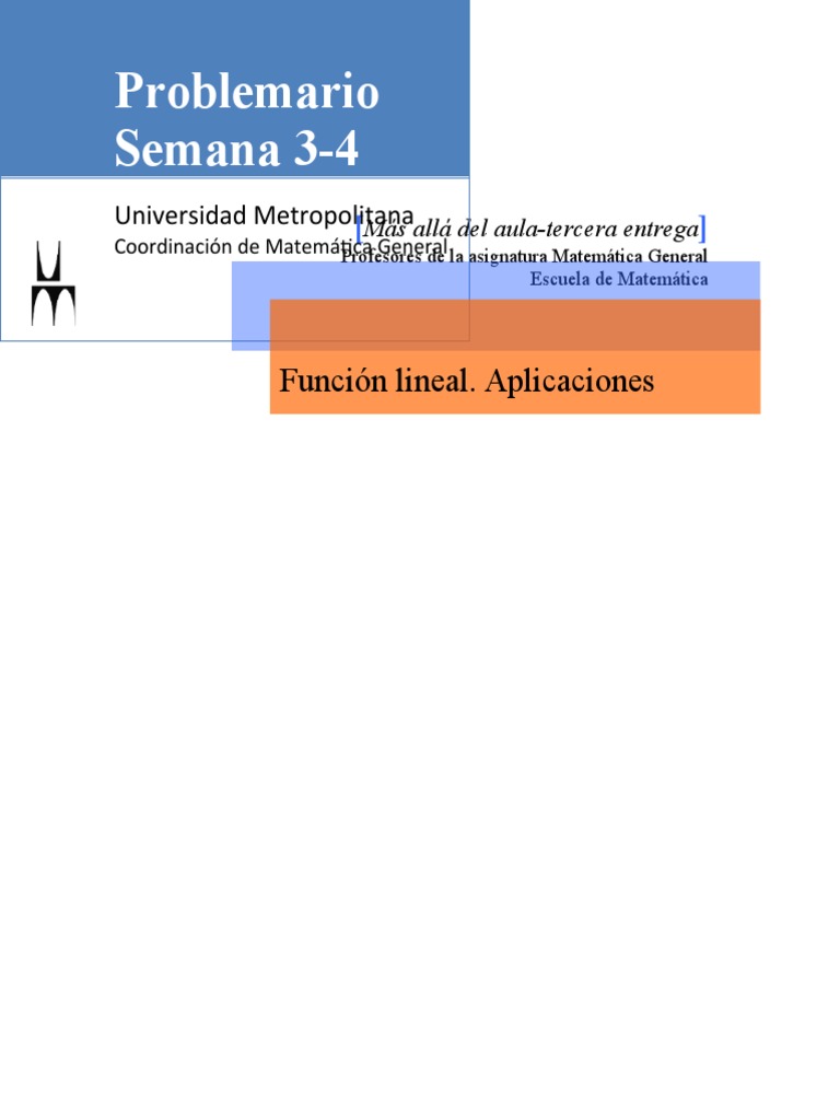 Problemario Semana3 4 | PDF | Precios