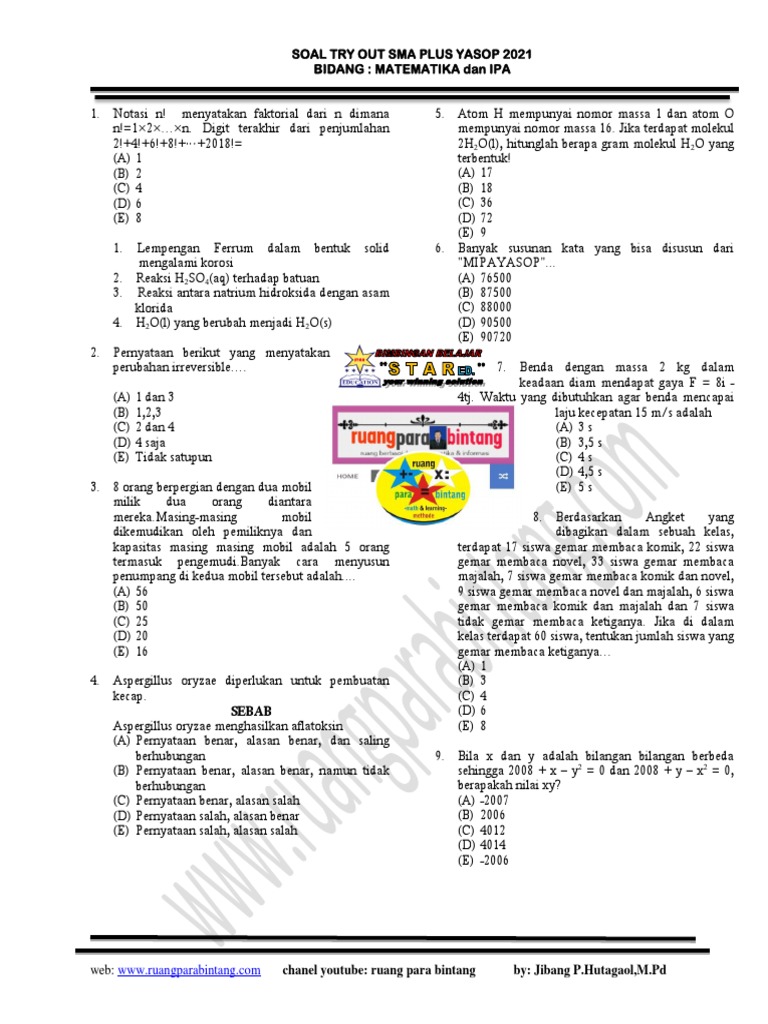 Soal Yasop | PDF