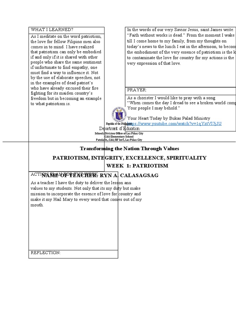 Exploring the Essence of Patriotism | PDF