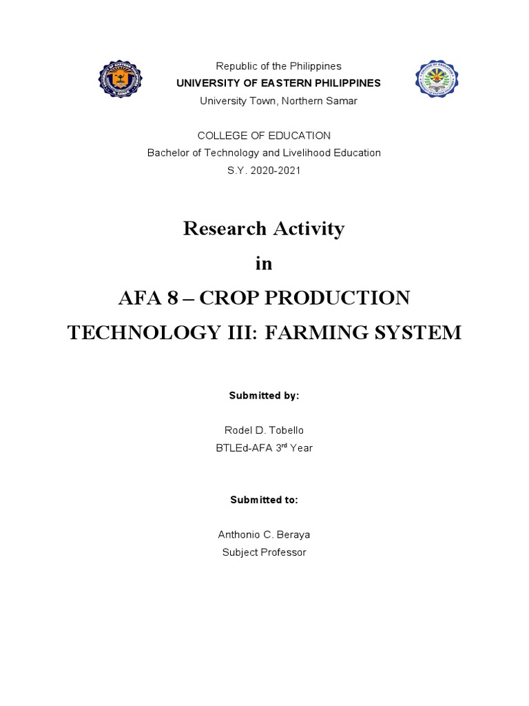 Classification of Agroforestry Systems | PDF | Agriculture | Forests
