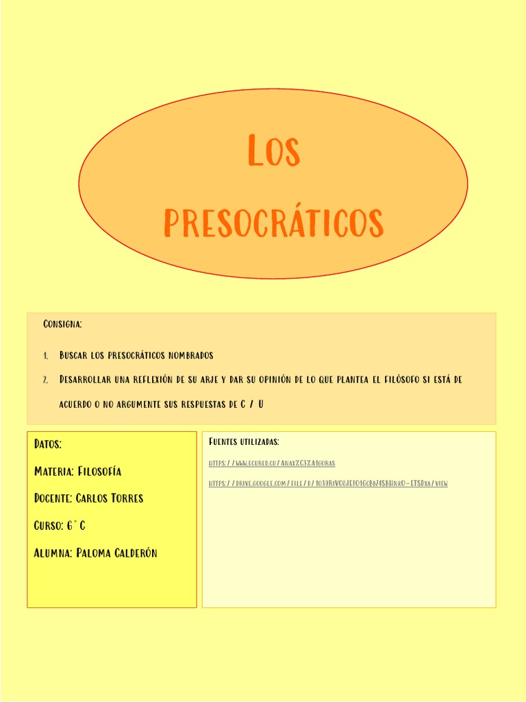 Los Presocraticos | PDF | Science | Teorías filosóficas