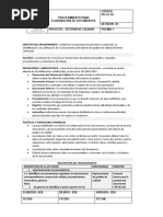 Formato de Lista Maestra de Documentos | PDF