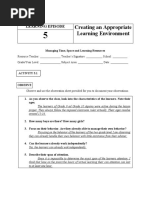 Classroom Management Matrix | PDF | Classroom | Psychology