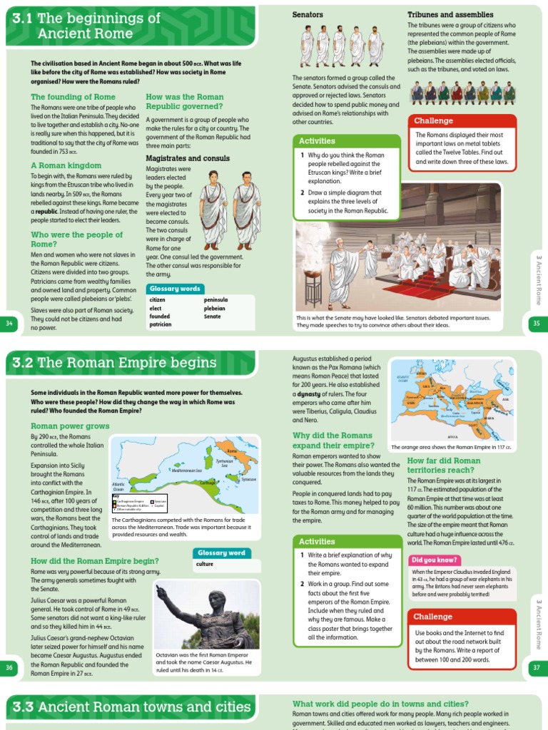 Origins of the Roman Republic and Empire | PDF | Ancient Rome | Roman ...