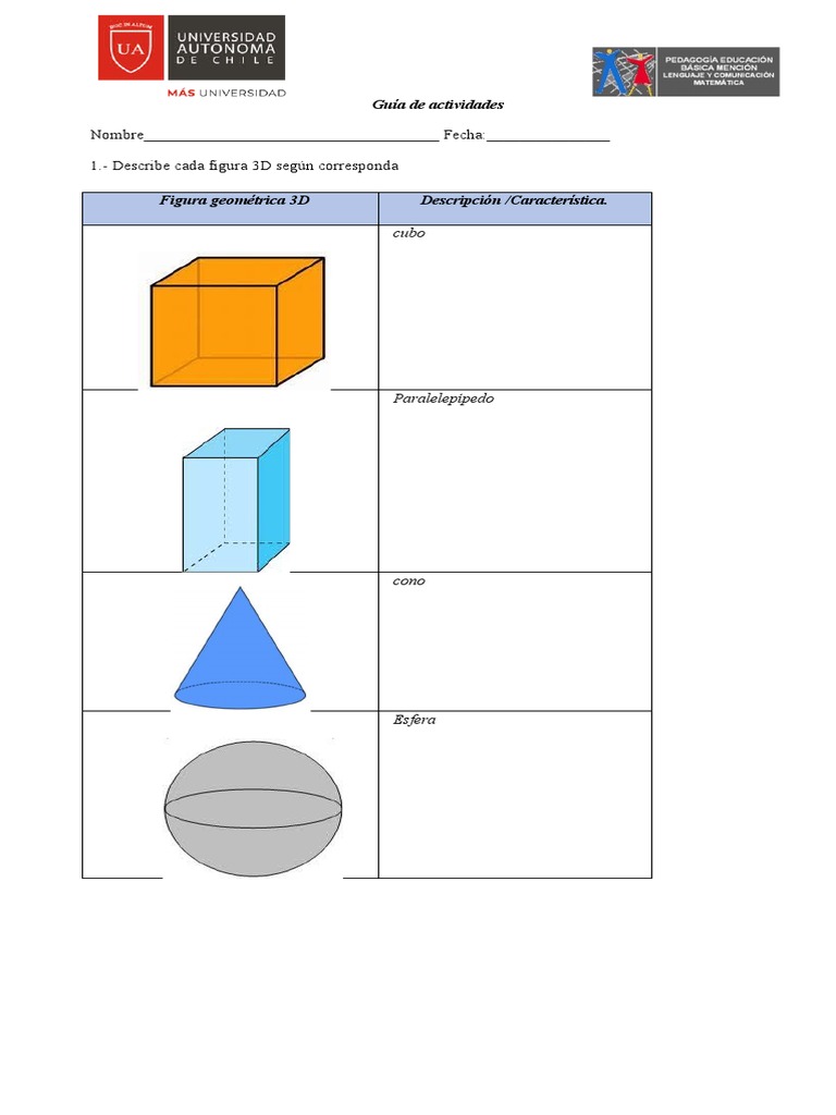 Guía Adecuada Figuras 3D | PDF