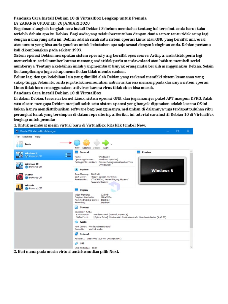 Modul Instalasi Debian | PDF
