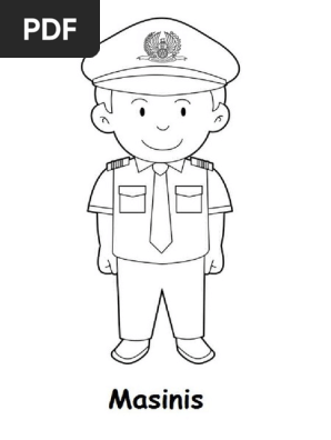 Mewarnai Gambar Masinis