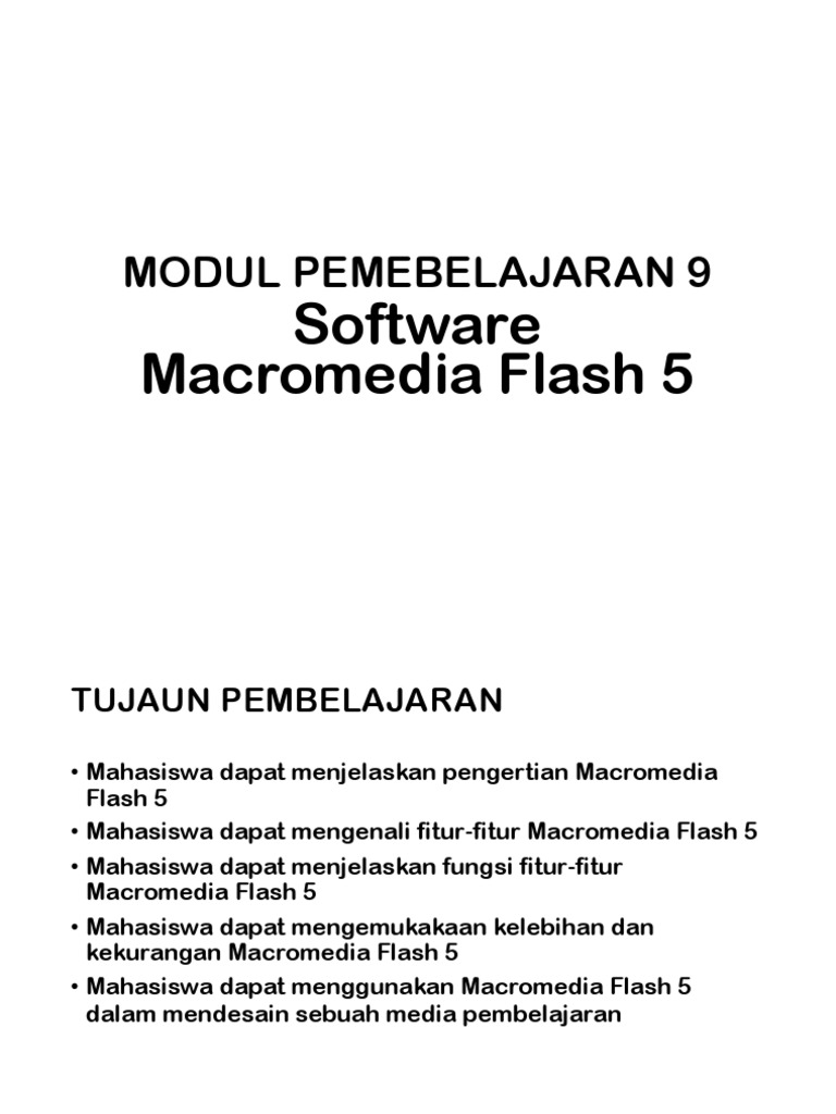 Macromedia Flash-5 PVM | PDF