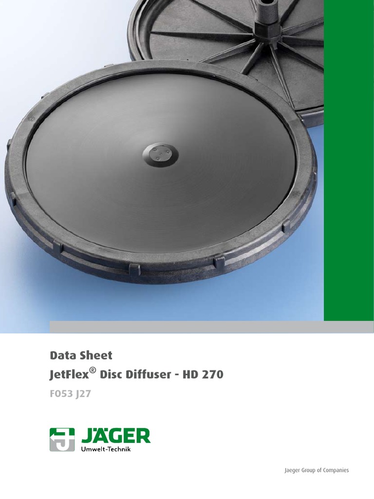Data Sheet Jetflex Disc Diffuser - HD 270: Jaeger Group of Companies ...