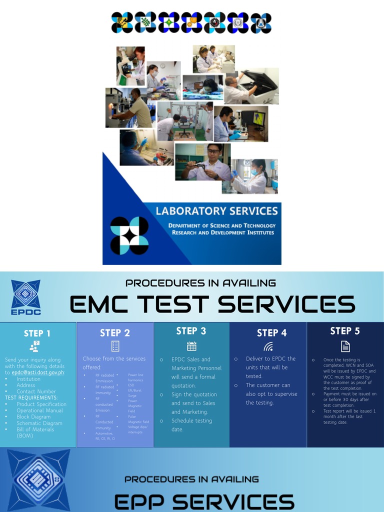 DOST RDI Laboratory Services | PDF | Calibration | Galvanization