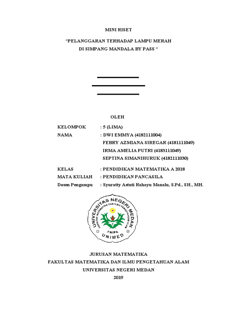 Mini Riset Pancasila Kelompok 5 | PDF