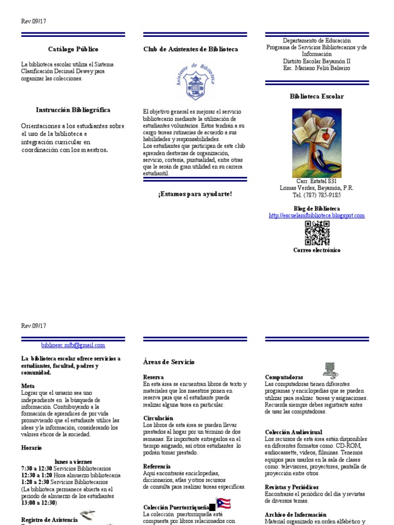Opusculo | PDF | Biblioteca escolar | bibliotecario