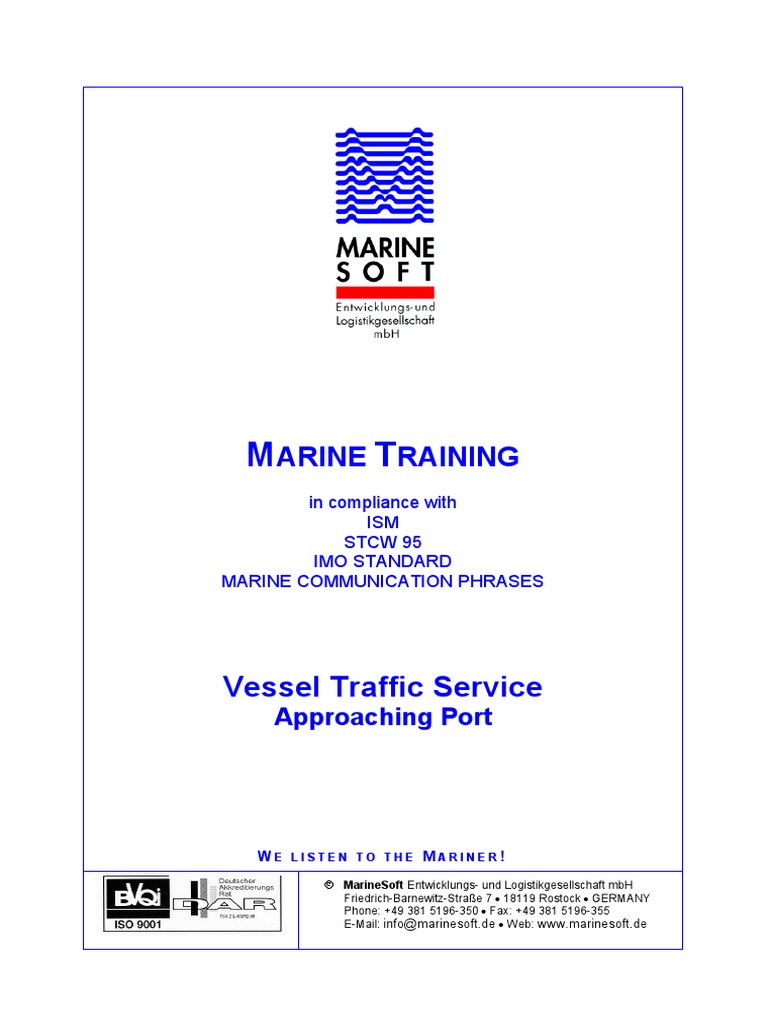 VTS - Approaching The Port | PDF | Water Transport | Shipping