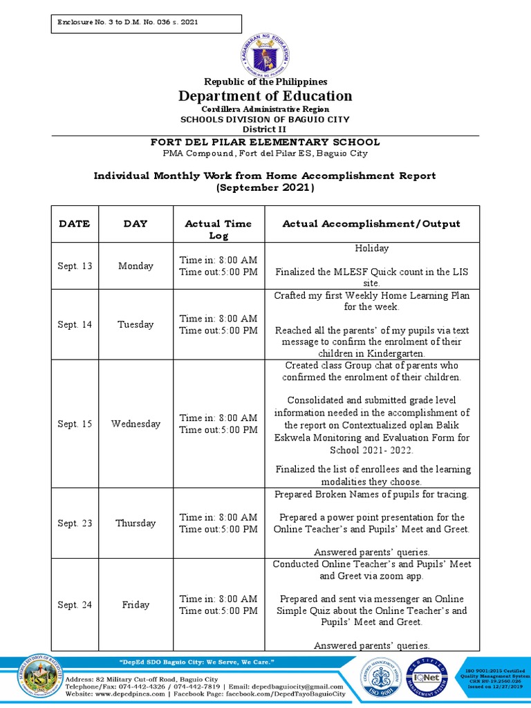 Enclosure 3 WFH Report Sept 2021 | PDF