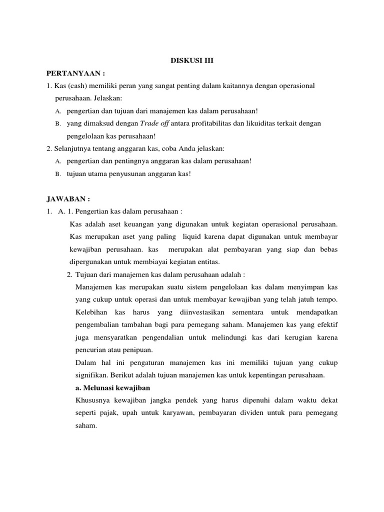 Diskusi Iii Adbi4333 | PDF