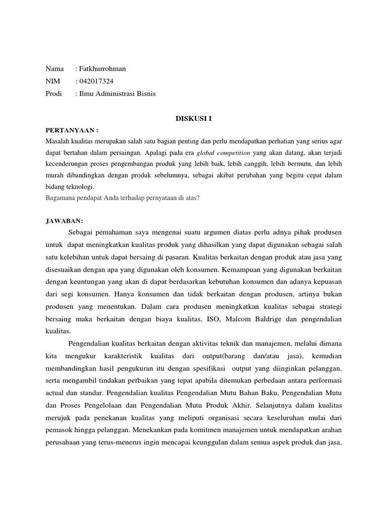 Diskusi Iii Adbi4434 | PDF