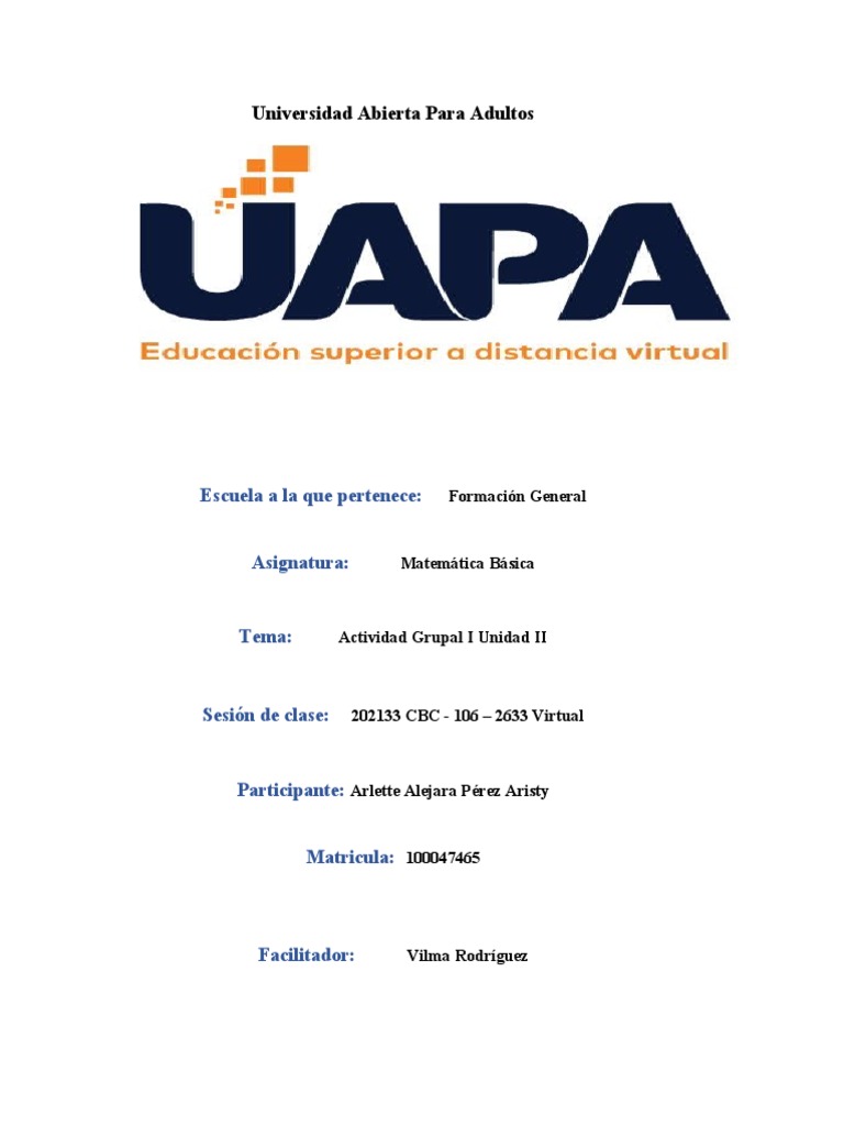 Actividades de La Unidad II | PDF