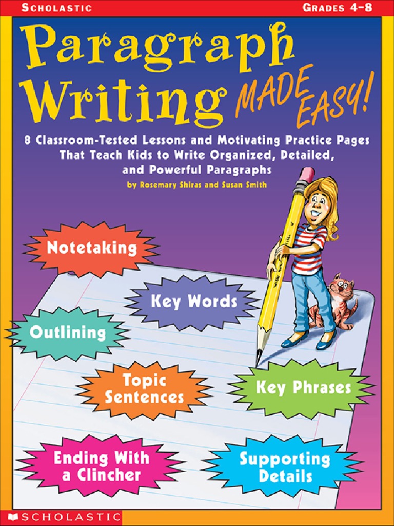 Paragraph Writing Made Easy Text Grades 4 To 8 | PDF | Blood | Paragraph