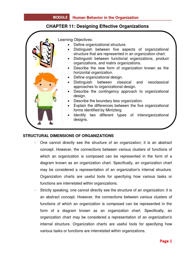 Designing Effective Organizations | PDF | Organizational Structure ...