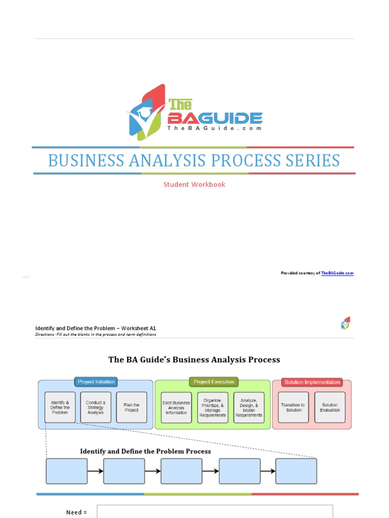 001 TheBAGuide - Identify - Workbook | PDF | Audit | Worksheet
