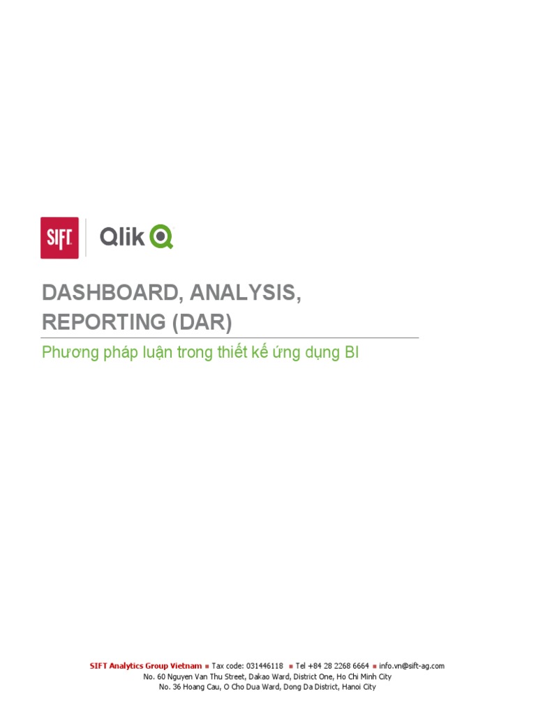 Phương Pháp DAR (Dashboard, Analysis, Reporting) | PDF