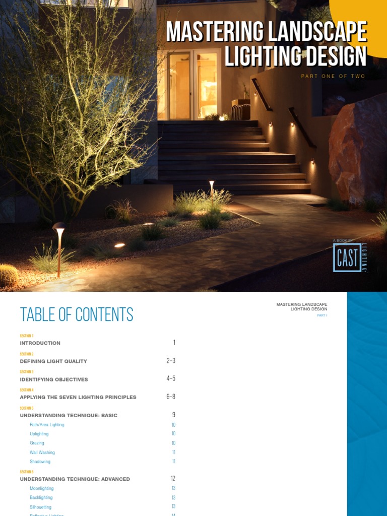 Mastering Landscape Lighting Design: Part One of Two | PDF | Lighting ...