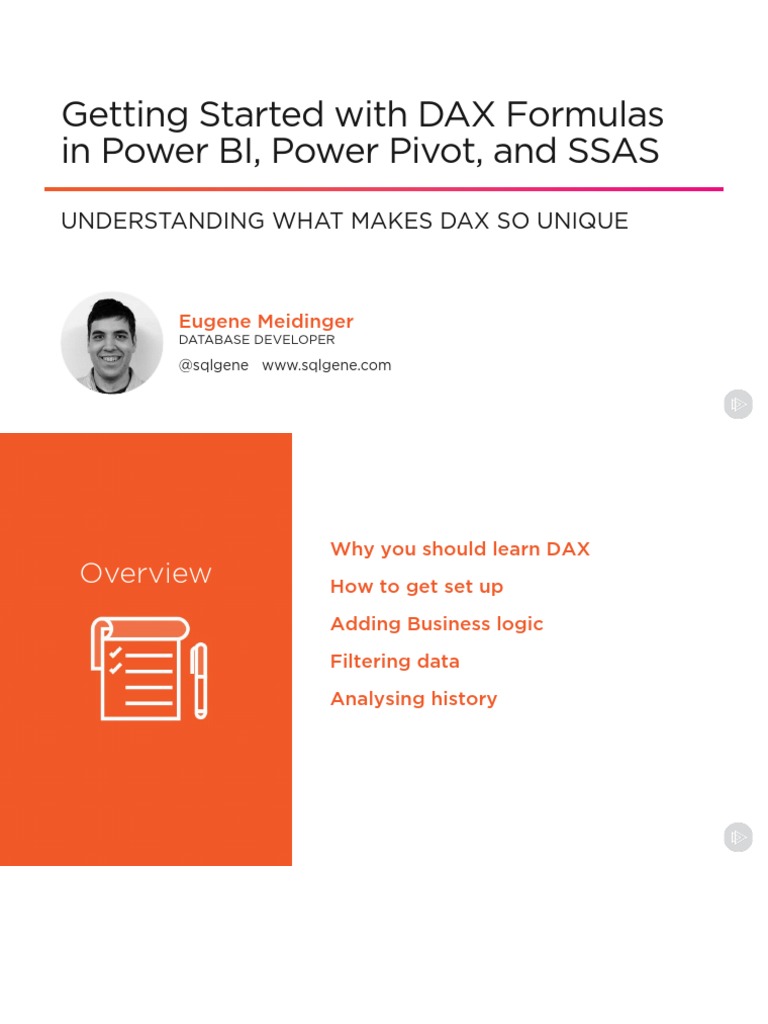 Getting Started With DAX Formulas in Power BI, Power Pivot, and SSAS | PDF | Information ...