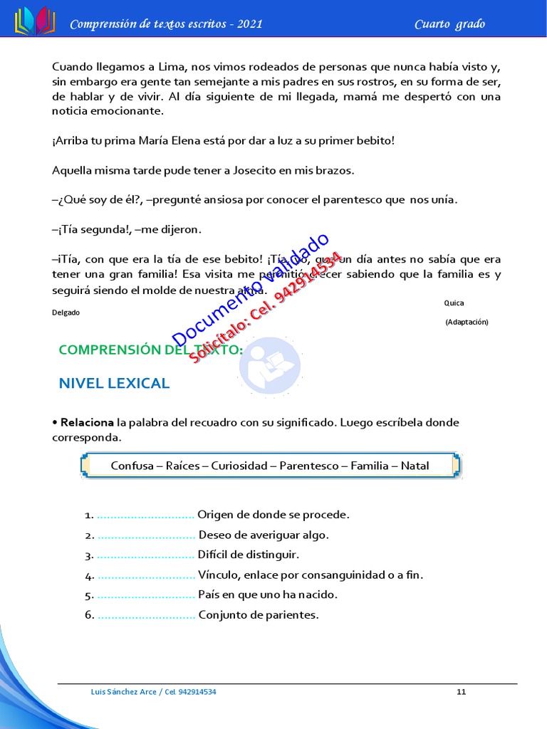 4to Plan Lector - Con Lecturas Selectas 2021 10 13 | PDF