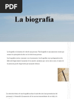 Estructura y partes de una biografía | PDF | Biografía | Narrativa