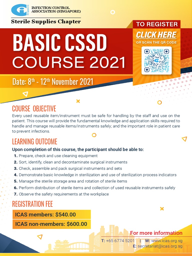 Brosur - CSSD Basic Course 2021 - (8th - 12th November 2021) | PDF ...