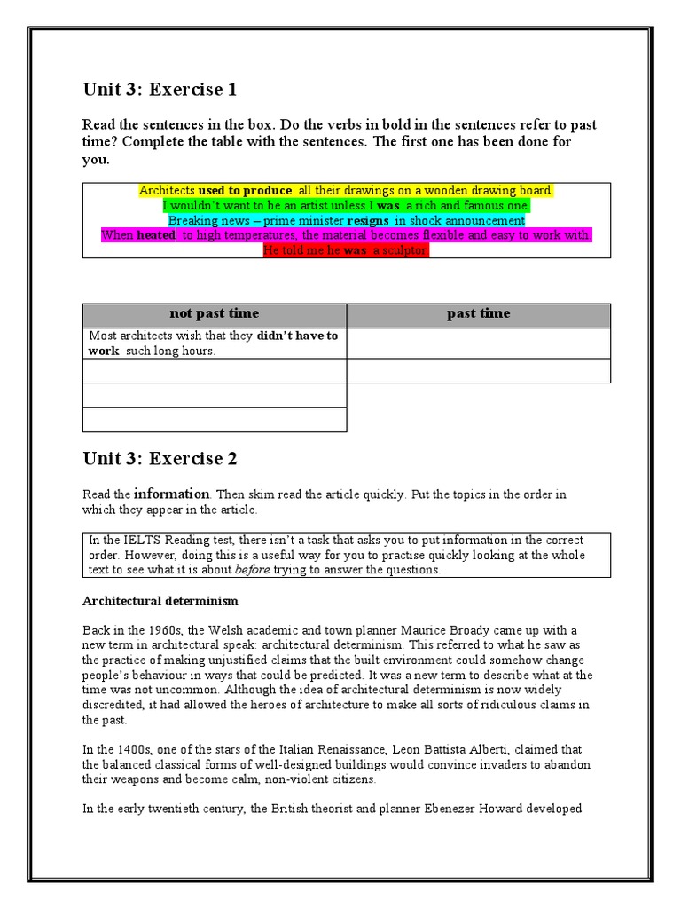 Unit 3 - Reading | PDF | Urban Sprawl | Behavior
