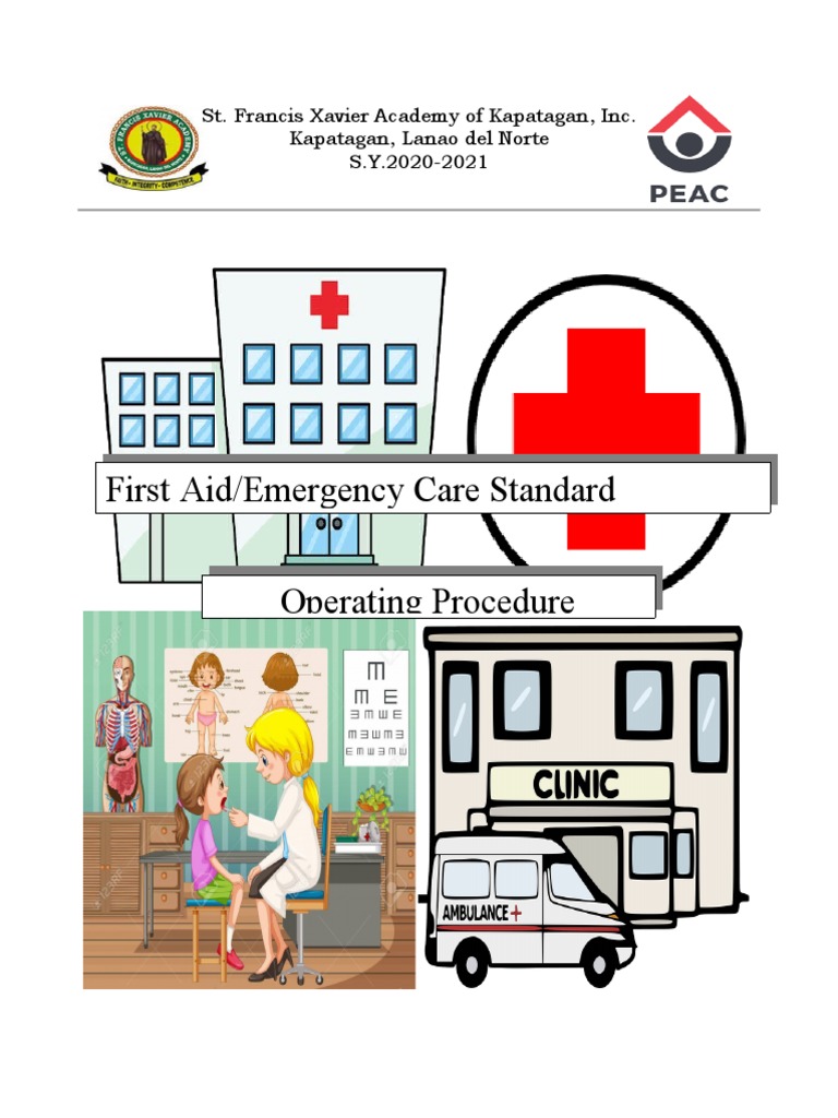 First Aid or Emergency Care SOP | PDF | Allergy | Medical Specialties