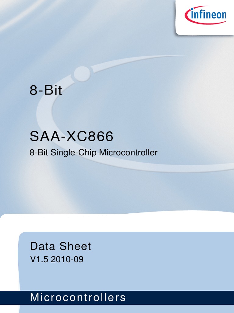 Infineon SAA - XC866 DS v01 - 05 en | PDF | Input/Output | Flash Memory