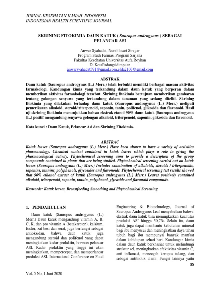 Simplisia Daun Katuk 246-1-350-1-10-20201026 | PDF