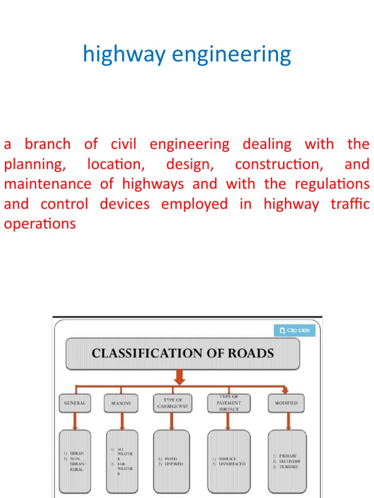Overview of Highway Engineering | PDF | Technology & Engineering