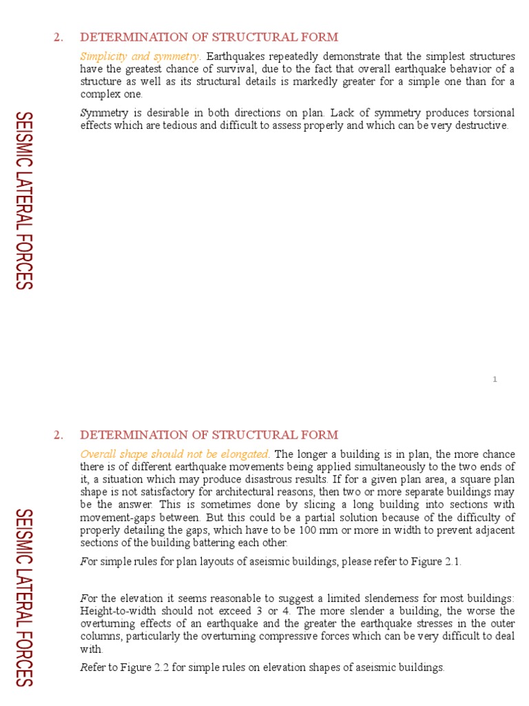 Determination of Structural Form: Simplicity and Symmetry | PDF | Beam ...