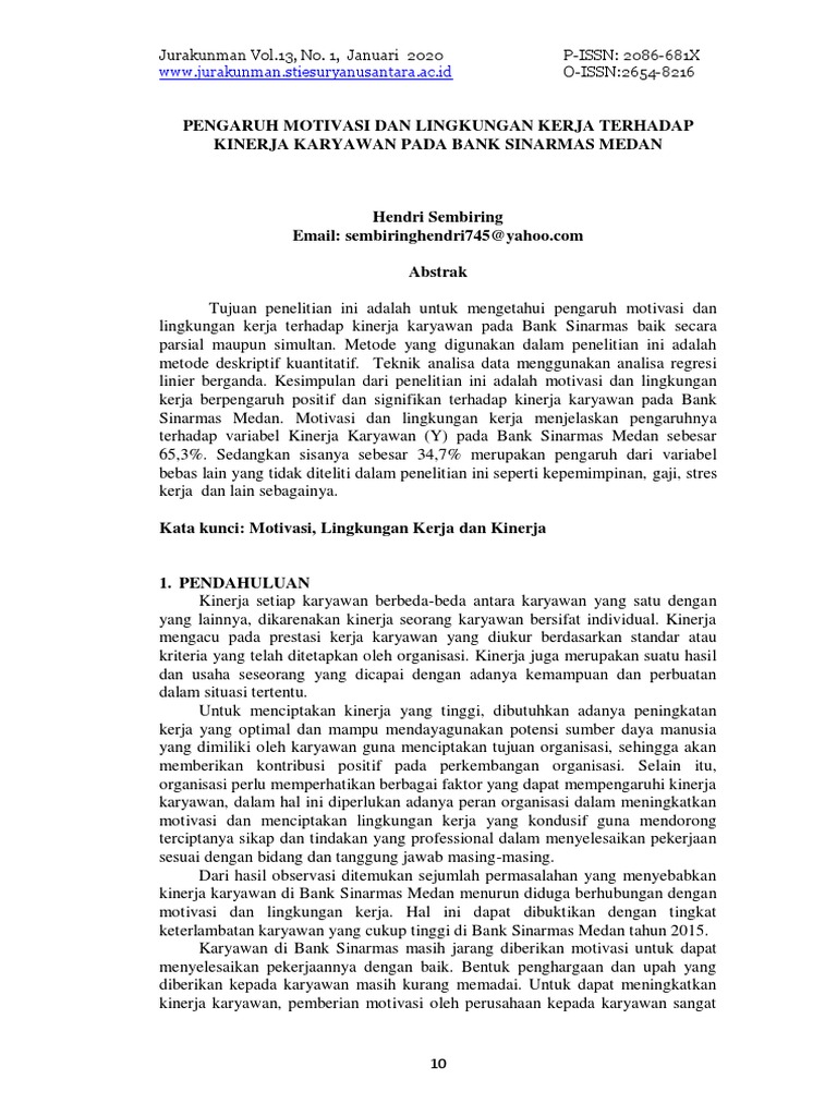 Jurnal2 Bank Sinarmas Medan | PDF