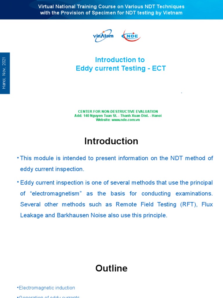 Introduction To ECT - OK | PDF | Inductor | Electric Current