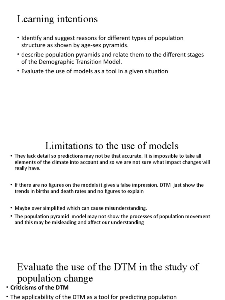 ESS Grade 11 8.1 Human Population Dynamics Lesson 3 | PDF ...