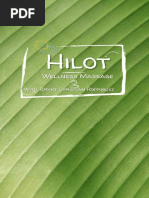 Hilot Wellness Massage Training Module | PDF | Massage | Health Treatment