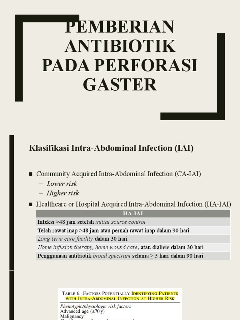 AB Perforasi Gaster | PDF